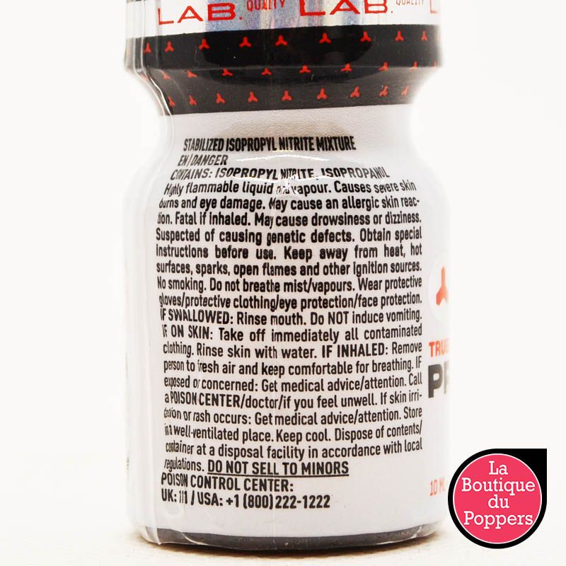 Poppers Propyl Lab Quality 10ml pas cher sur La Boutique du Poppers